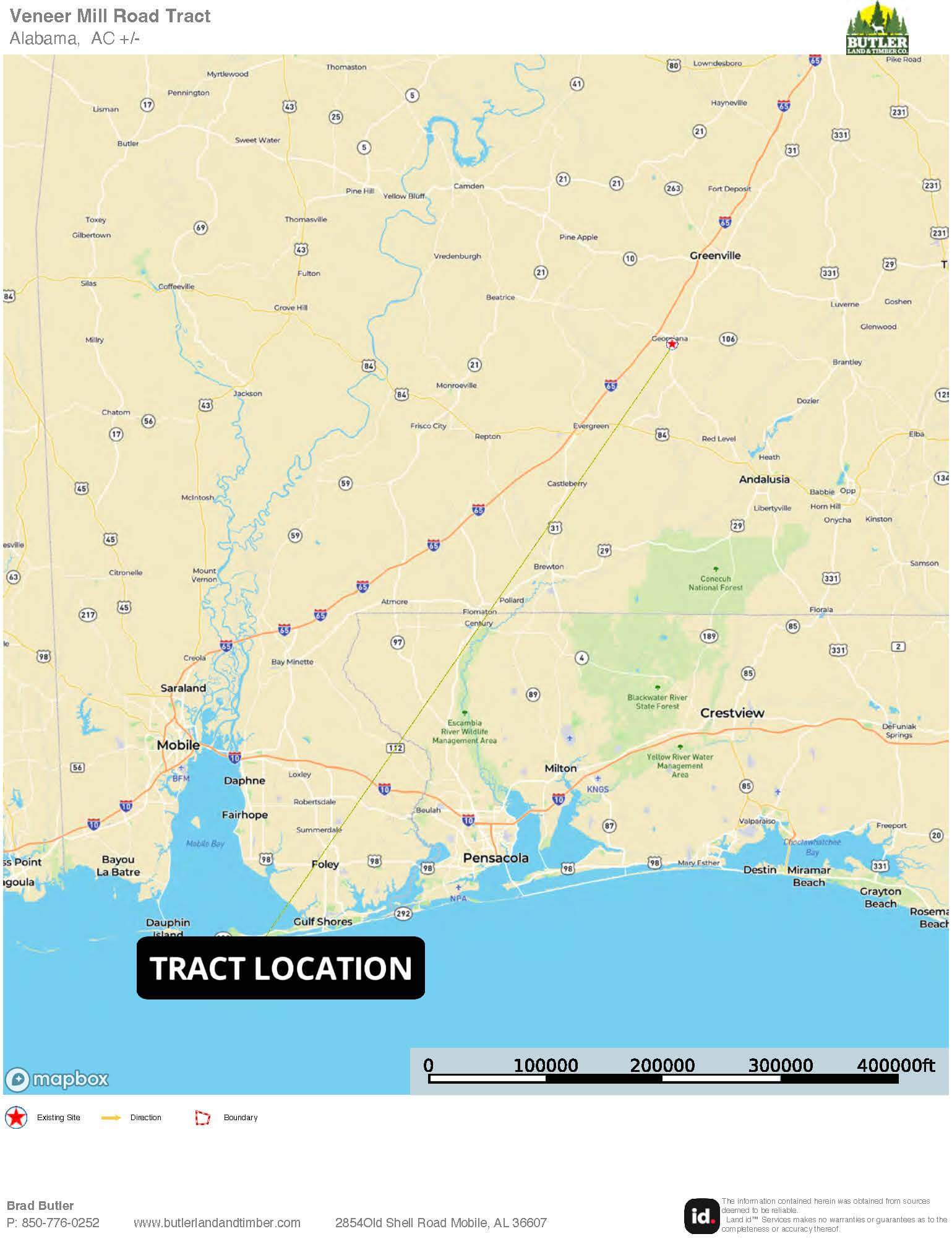 VENEER MILL ROAD TRACT – 46 ACRES – BUTLER COUNTY, ALABAMA | Butler ...