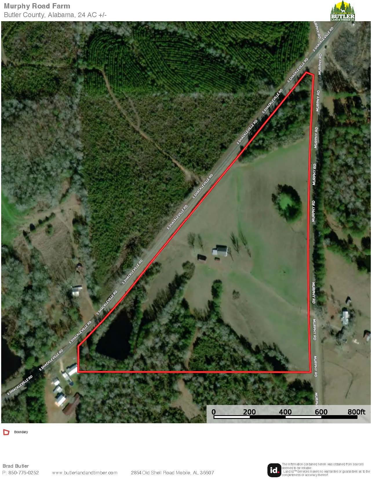 MURPHY ROAD FARM AND HOUSE – 27.79 ACRES – BUTLER COUNTY, ALABAMA ...